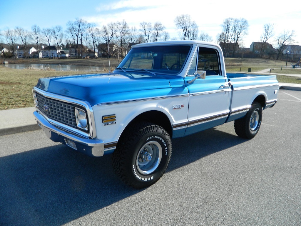 1972 Chevrolet Cheyenne Super 4x4 Pickup C10 1/2 Ton